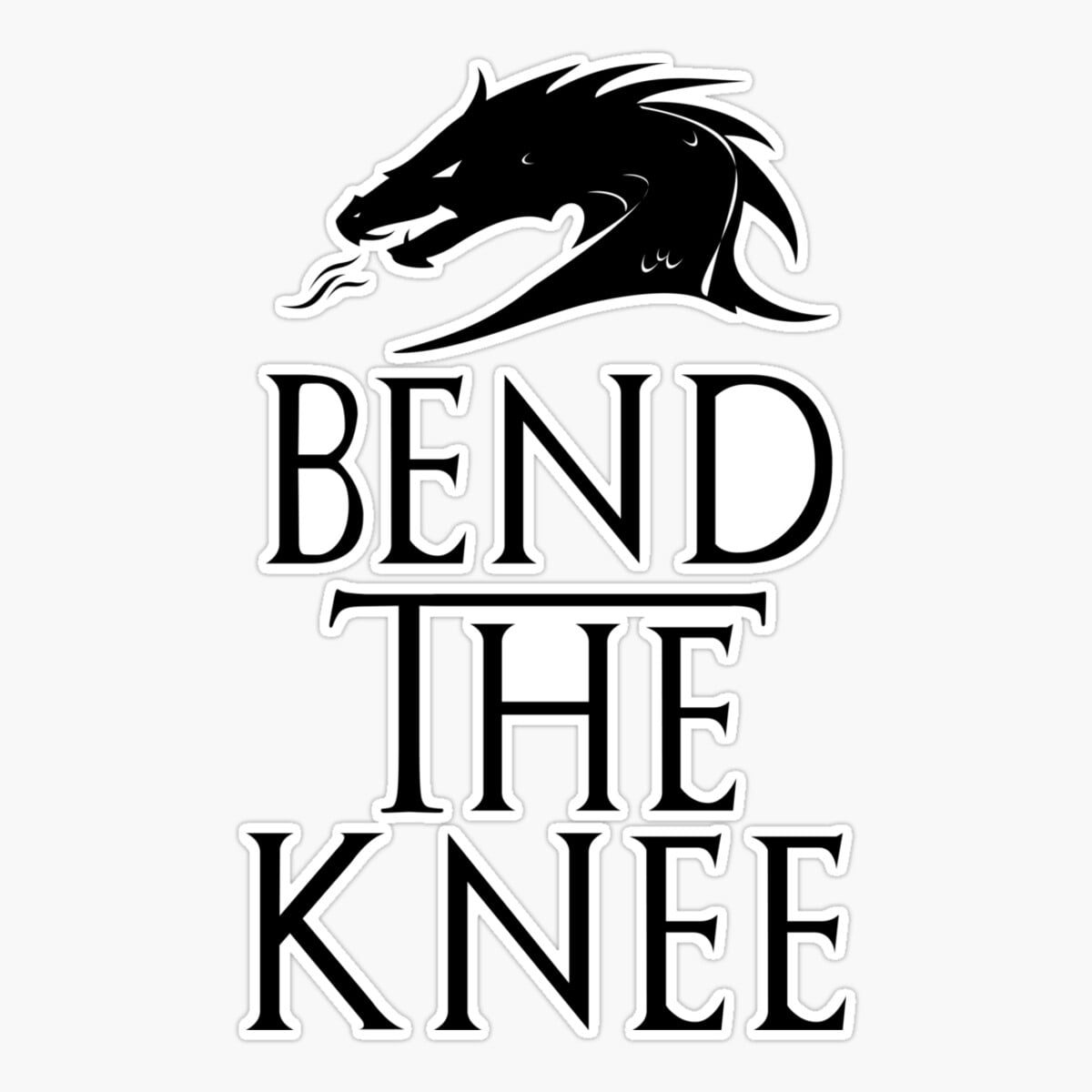 Maneki Bend The Knee Er, Phone Decal Water Bottle Stickers Car Decals ...