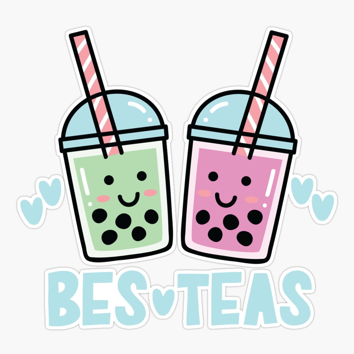 Maneki Bes Teas Kawaii Bubble Tea, Cute Boba Tea Strawberry Matcha Er ...