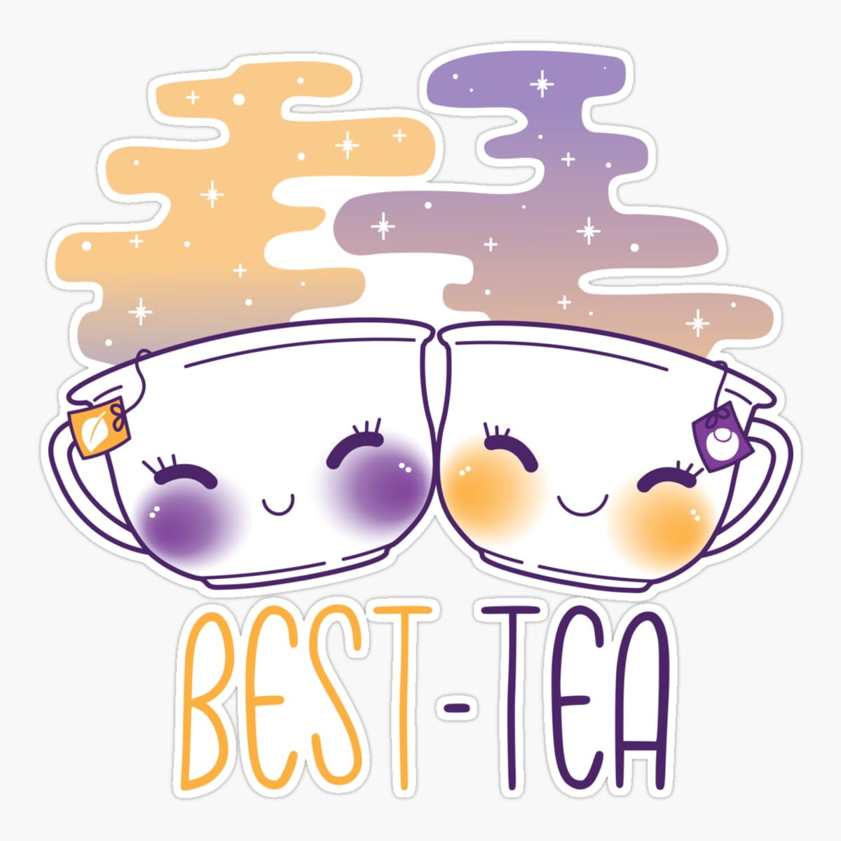 Maneki Best-Tea Er, Phone Decal Water Bottle Stickers Car Decals, Funny ...