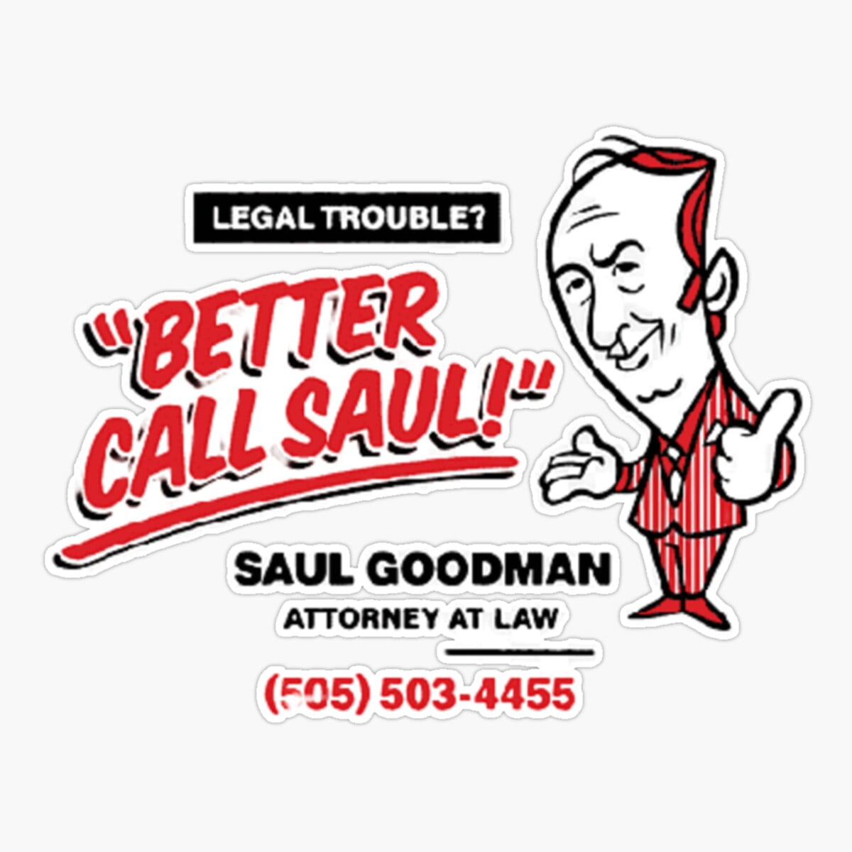 Maneki Better Call Saul | Saul Goodman | Breaking Bad Sticker, Phone ...