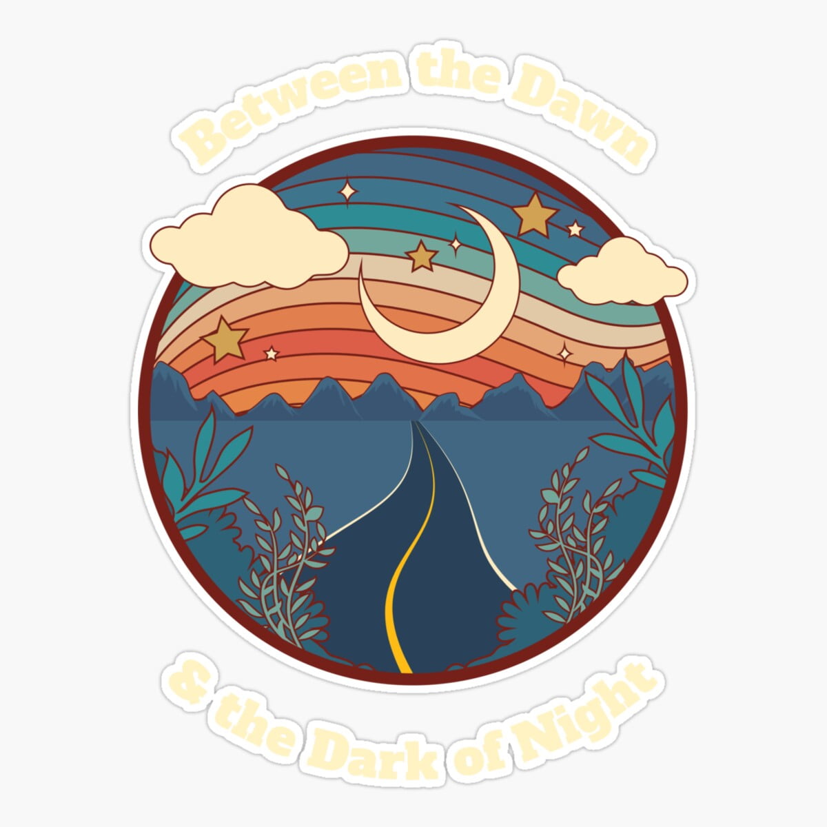 Maneki Between The Dawn And The Dark Onight Sticker, Phone Decal Water ...