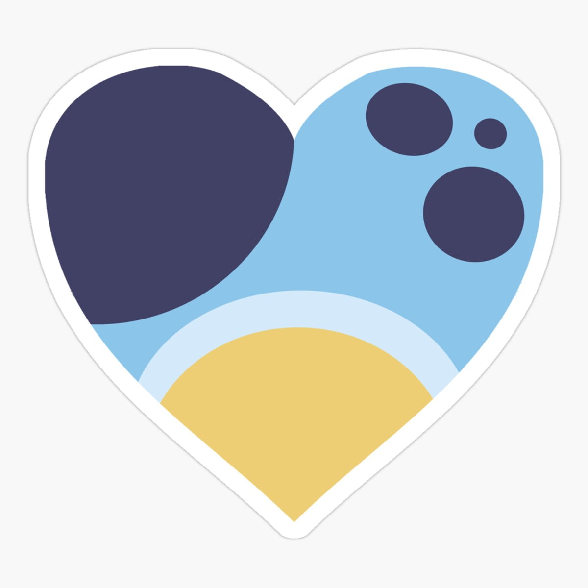 Maneki Big Sister Heeler | Heeler Family Fur Pattern Love Hearts Er ...