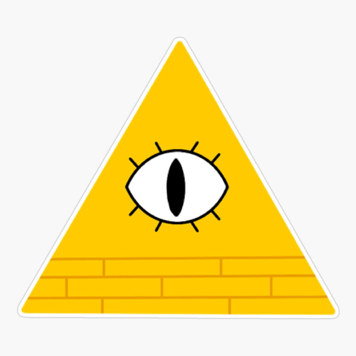 Maneki Bill Cipher (V3) Er, Phone Decal Water Bottle Stickers Car ...