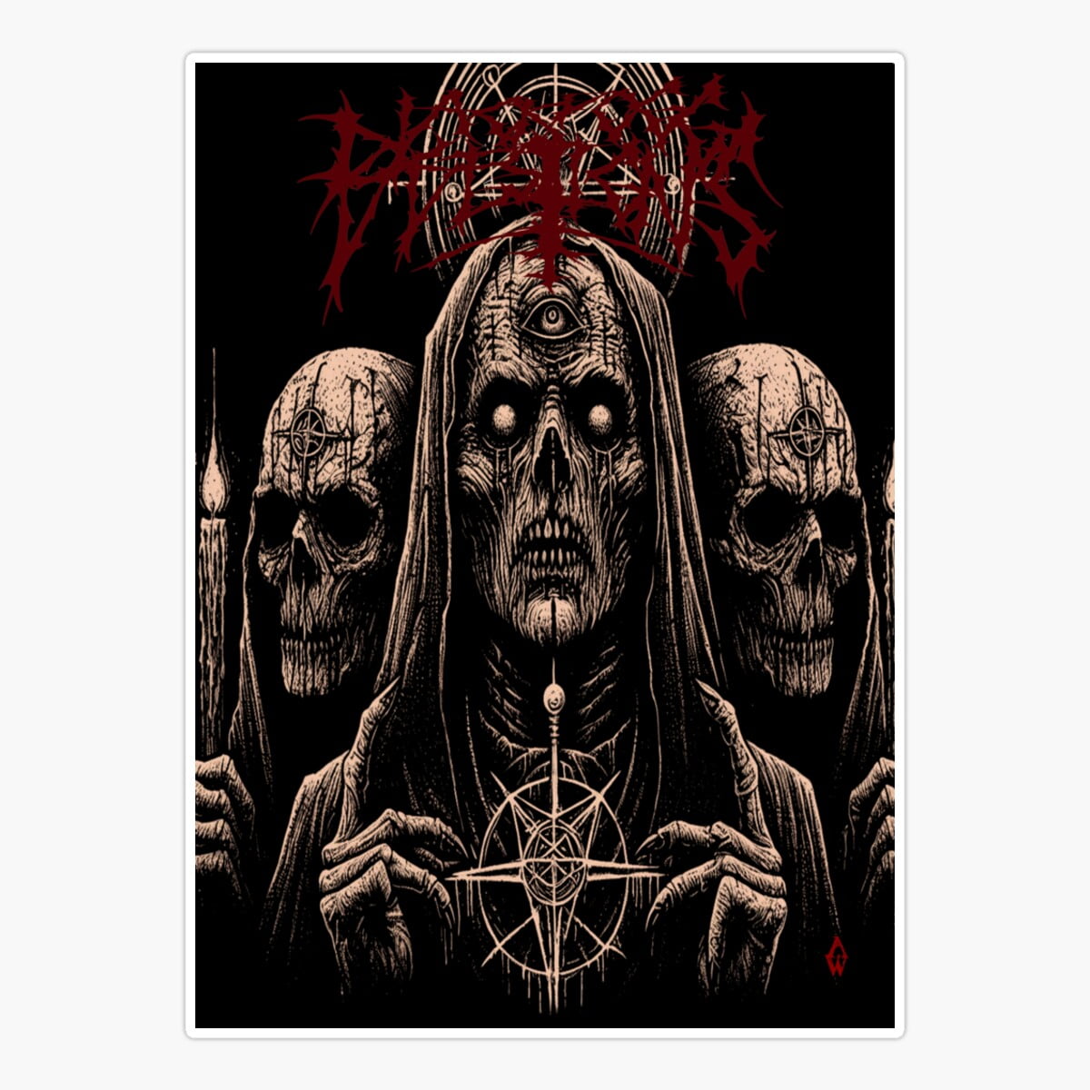 Maneki A Black / Death / Doom / Stoner Metal Horror Inspired Design ...