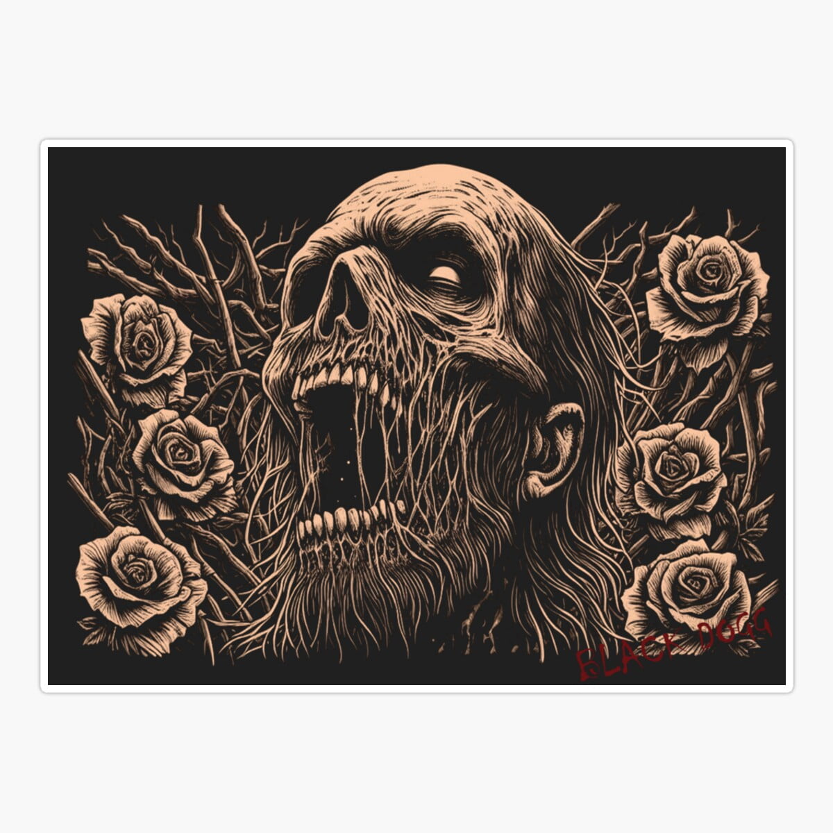 Maneki Black / Death / Doom / Stoner Metal Horror Inspired Design With ...