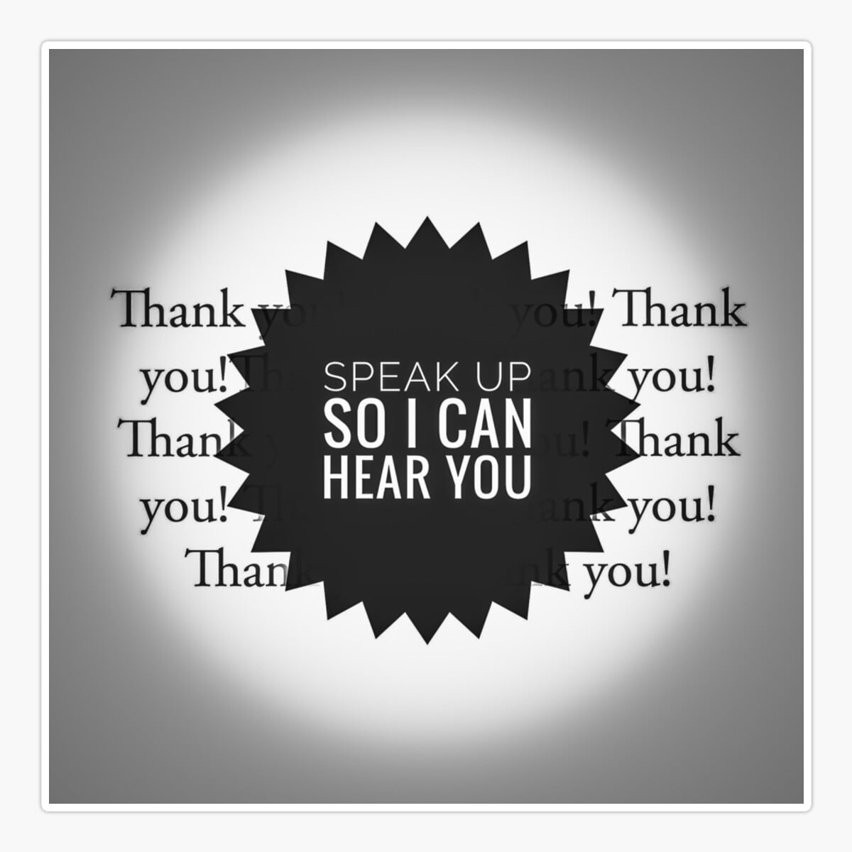 Maneki Black And White Speak Up So I Can Hear You Disability Visibility ...