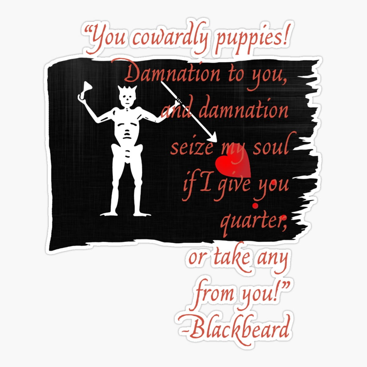 Maneki Blackbeard Lag Er, Phone Decal Water Bottle Stickers Car Decals ...