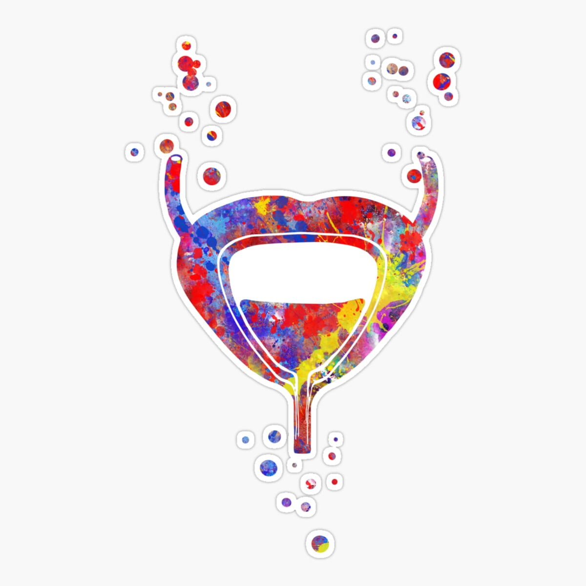 Maneki Bladder Urinary System Er, Phone Decal Water Bottle Stickers Car ...