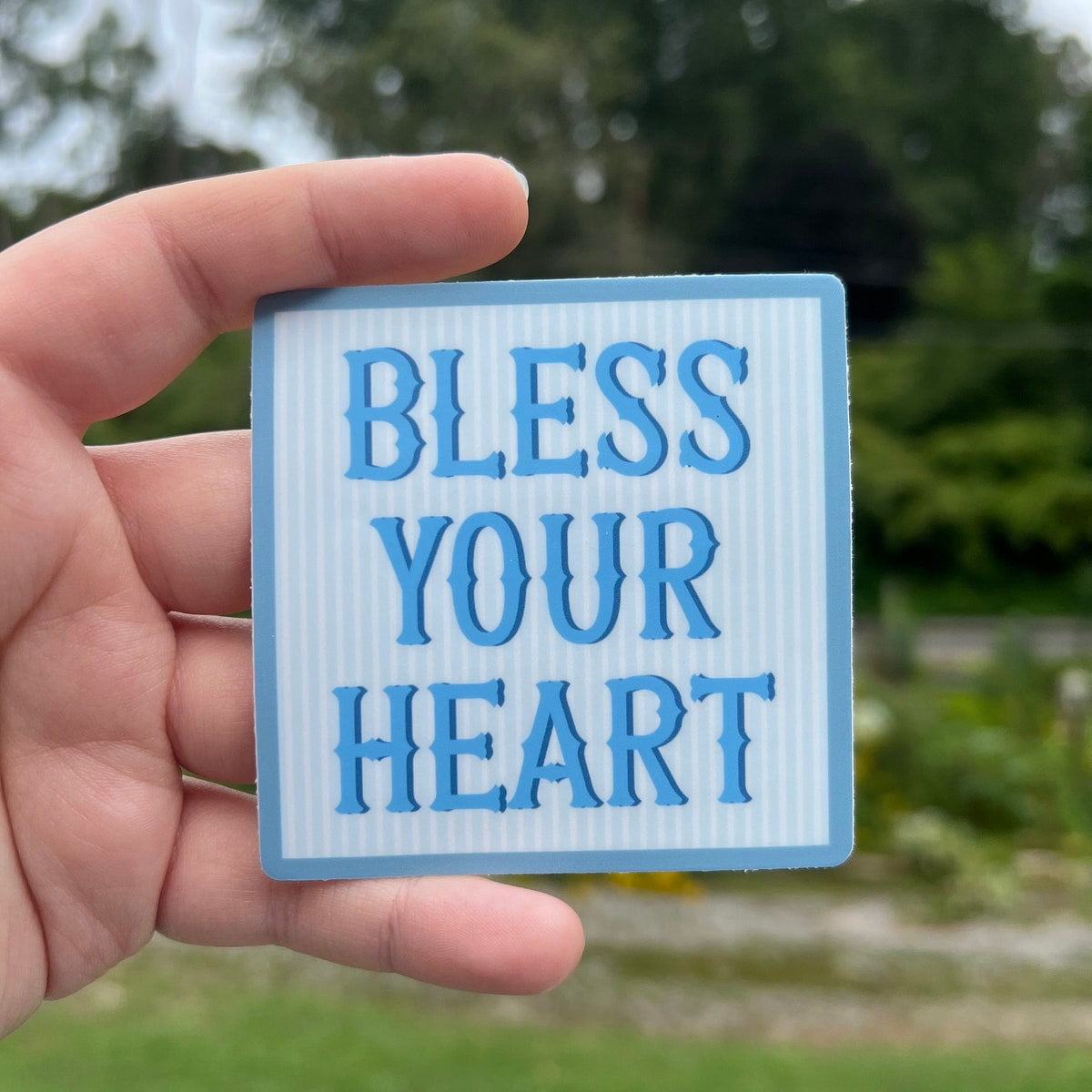 Maneki Bless Your Heart Southern Sticker, Funny Gift For Friend ...