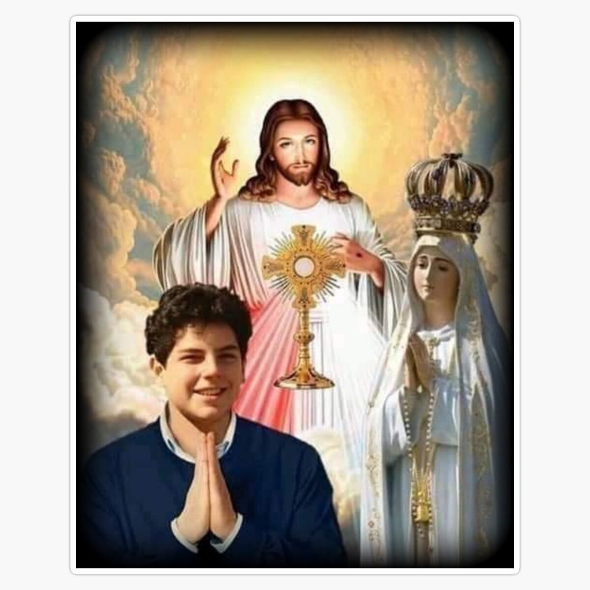 Maneki Blessed Carlo Acutis, Beato Carlo, Blessed Carlo Er, Phone Decal ...