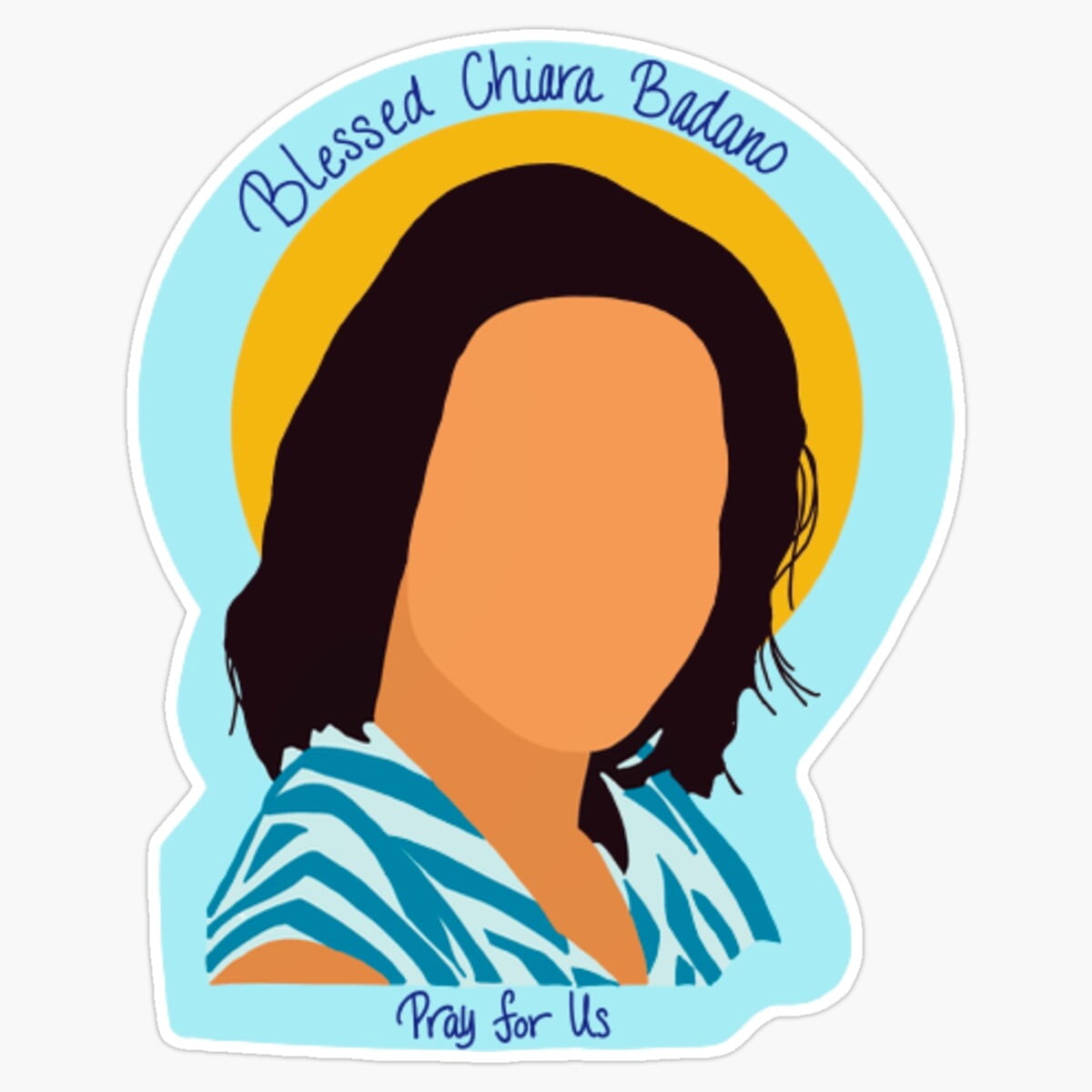 Maneki Blessed Chiara Badano Er, Phone Decal Water Bottle Stickers Car ...