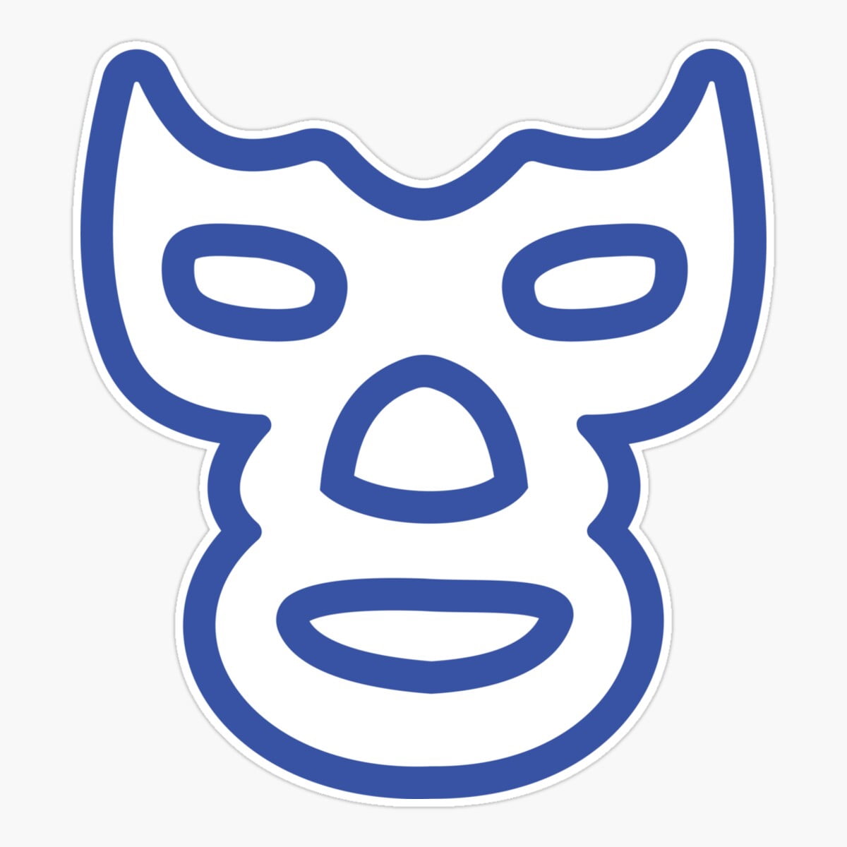 Maneki Blue Demon Sticker, Phone Decal Water Bottle Stickers Car Decals ...