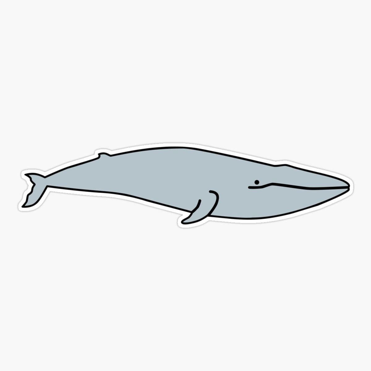 Maneki Blue Whale Sticker, Phone Decal Water Bottle Stickers Car Decals ...