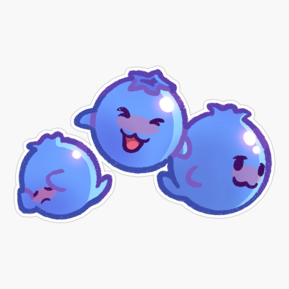 Maneki Blueberry Boos Er, Phone Decal Water Bottle Stickers Car Decals ...