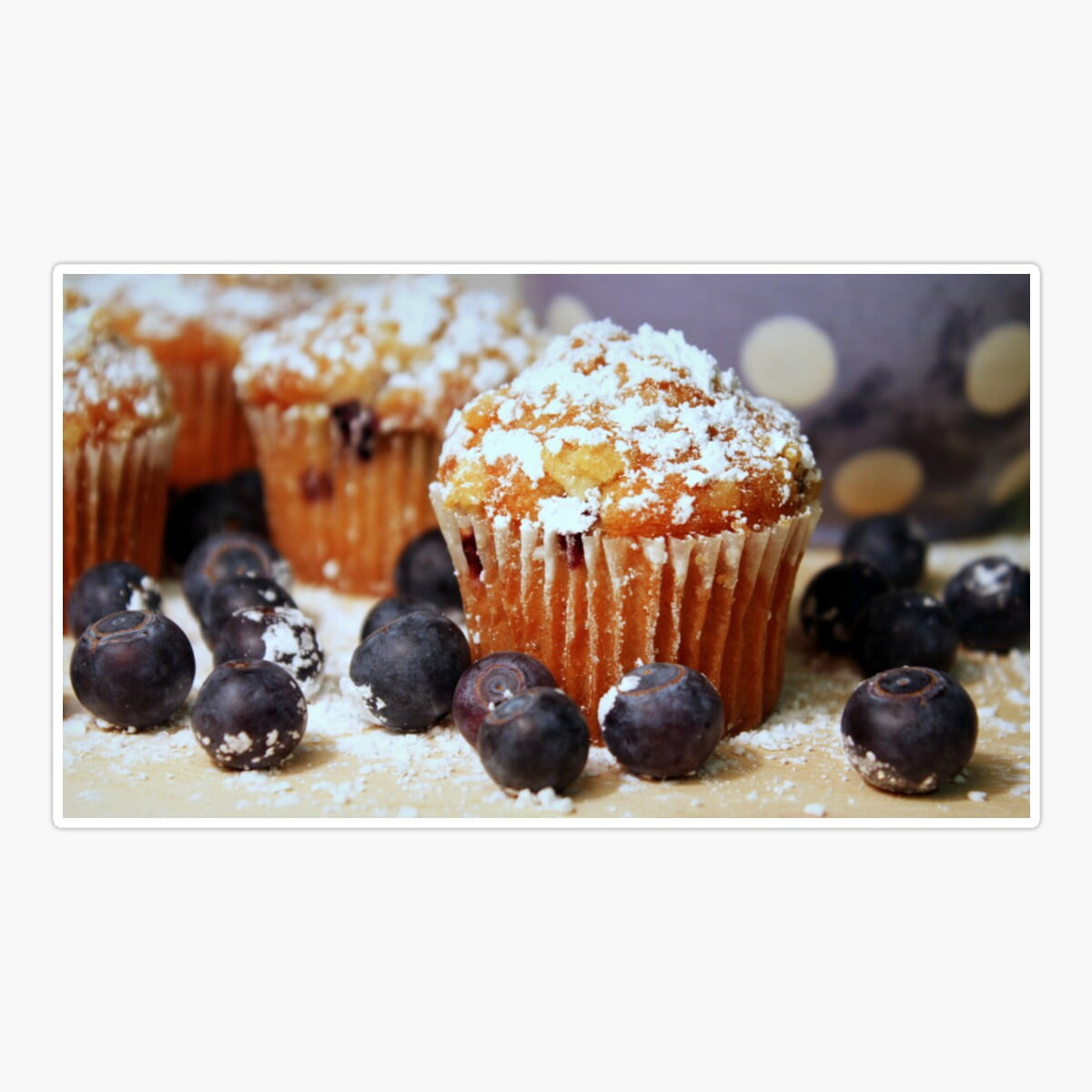 Maneki Blueberry Muins Sticker, Phone Decal Water Bottle Stickers Car ...