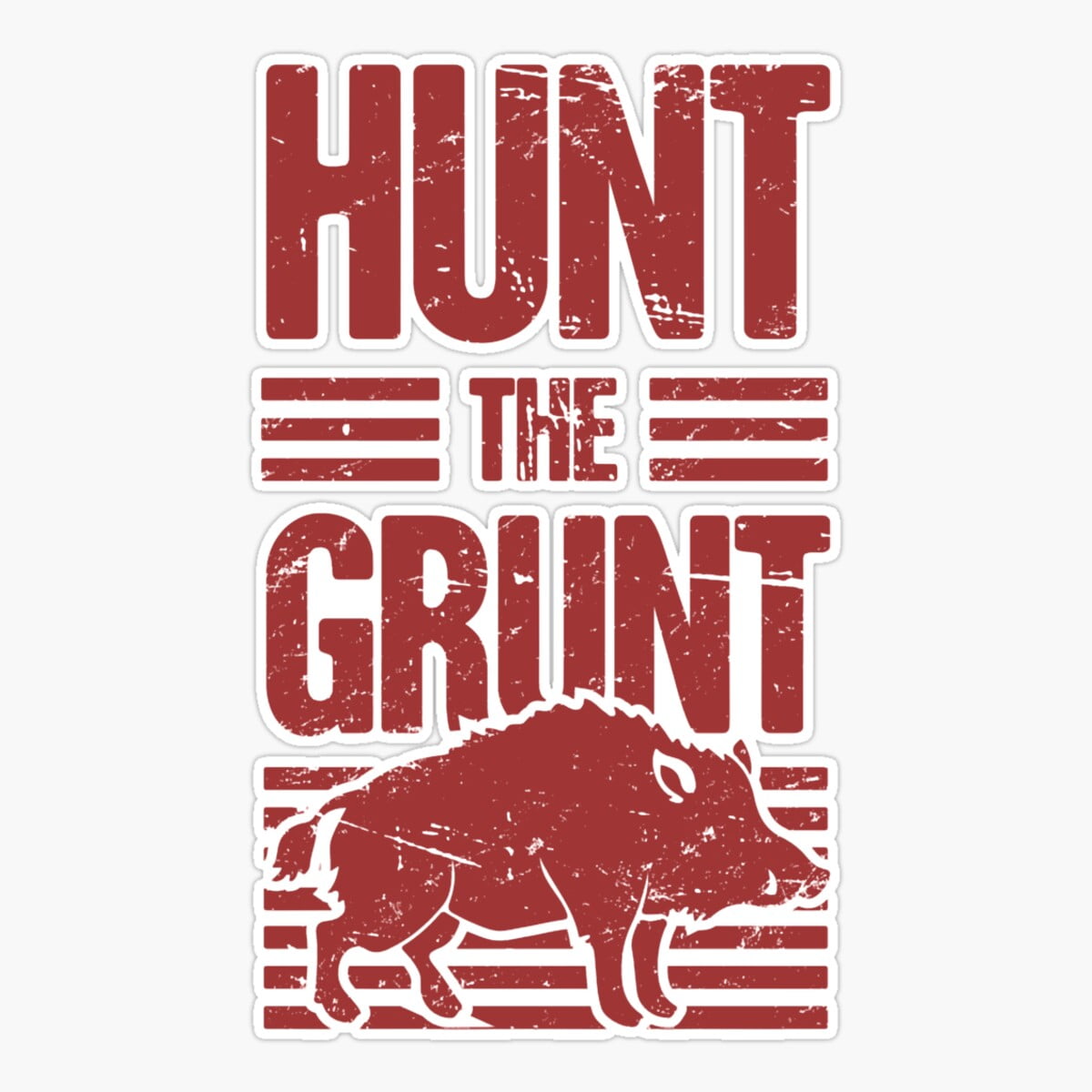 Maneki Boar Hog Hunt Wild Pig Hunting - Grunt Er, Phone Decal Water ...