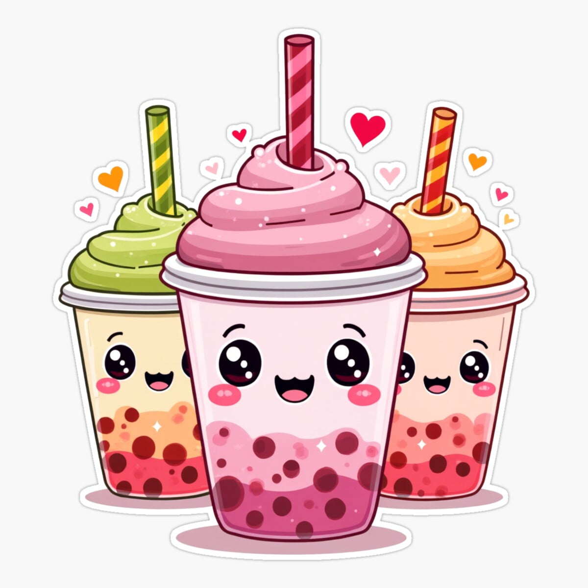 Maneki Boba Buddies Er – Cute Boba Tea Characters For Bubble Tea Lovers ...