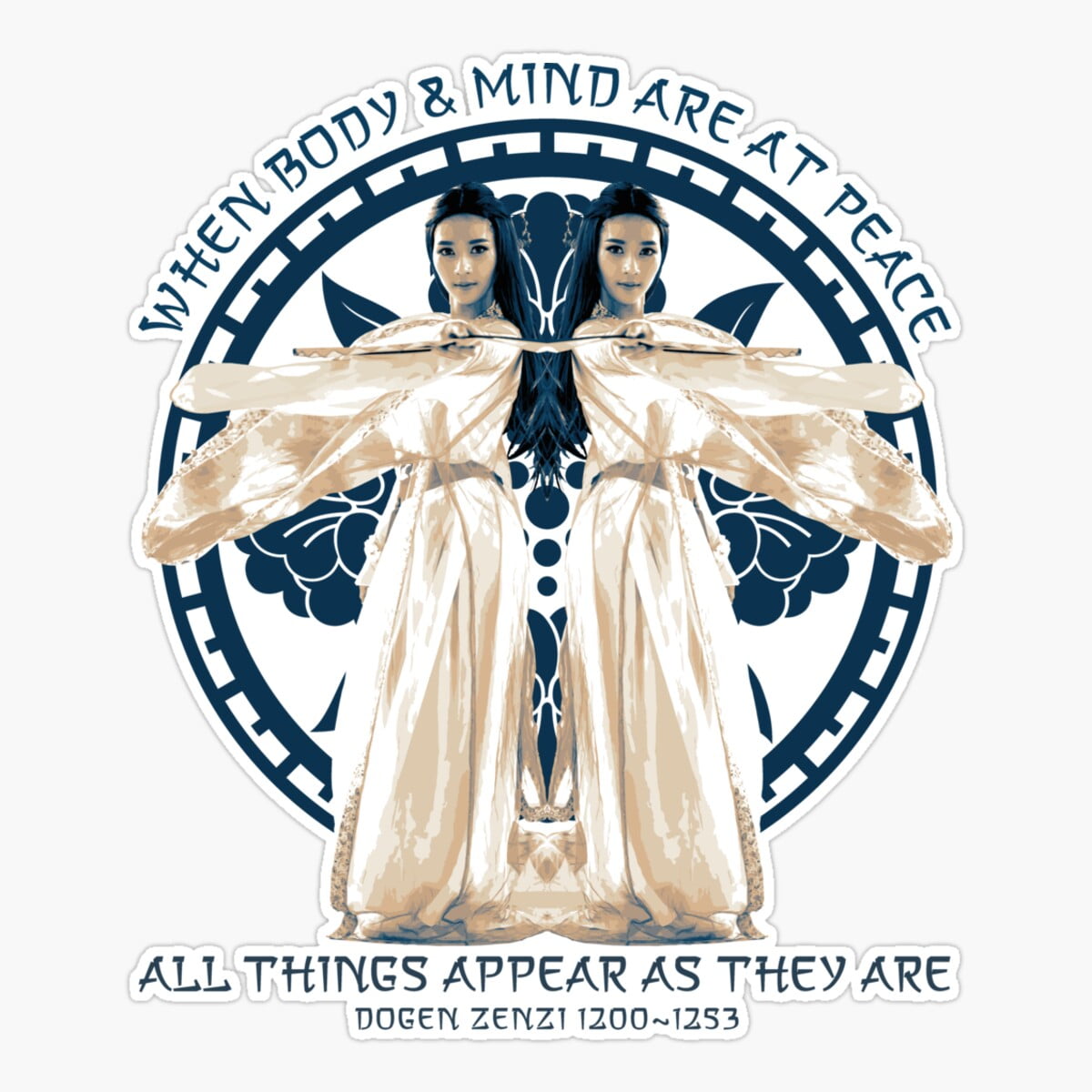 Maneki When Body & Mind Are At Peace, Japanese Proverb, Saying, Samurai ...