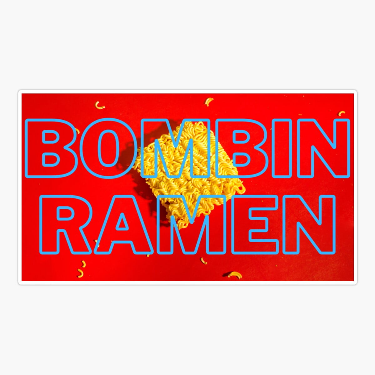 Maneki Bombin Ramen Sticker, Phone Decal Water Bottle Stickers Car ...