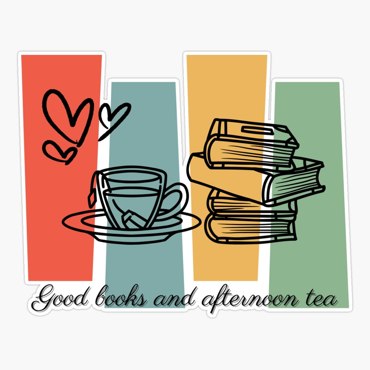 Maneki Book Aesthetic,Afternoon Tea And Some Sunshine. Er, Phone Decal ...