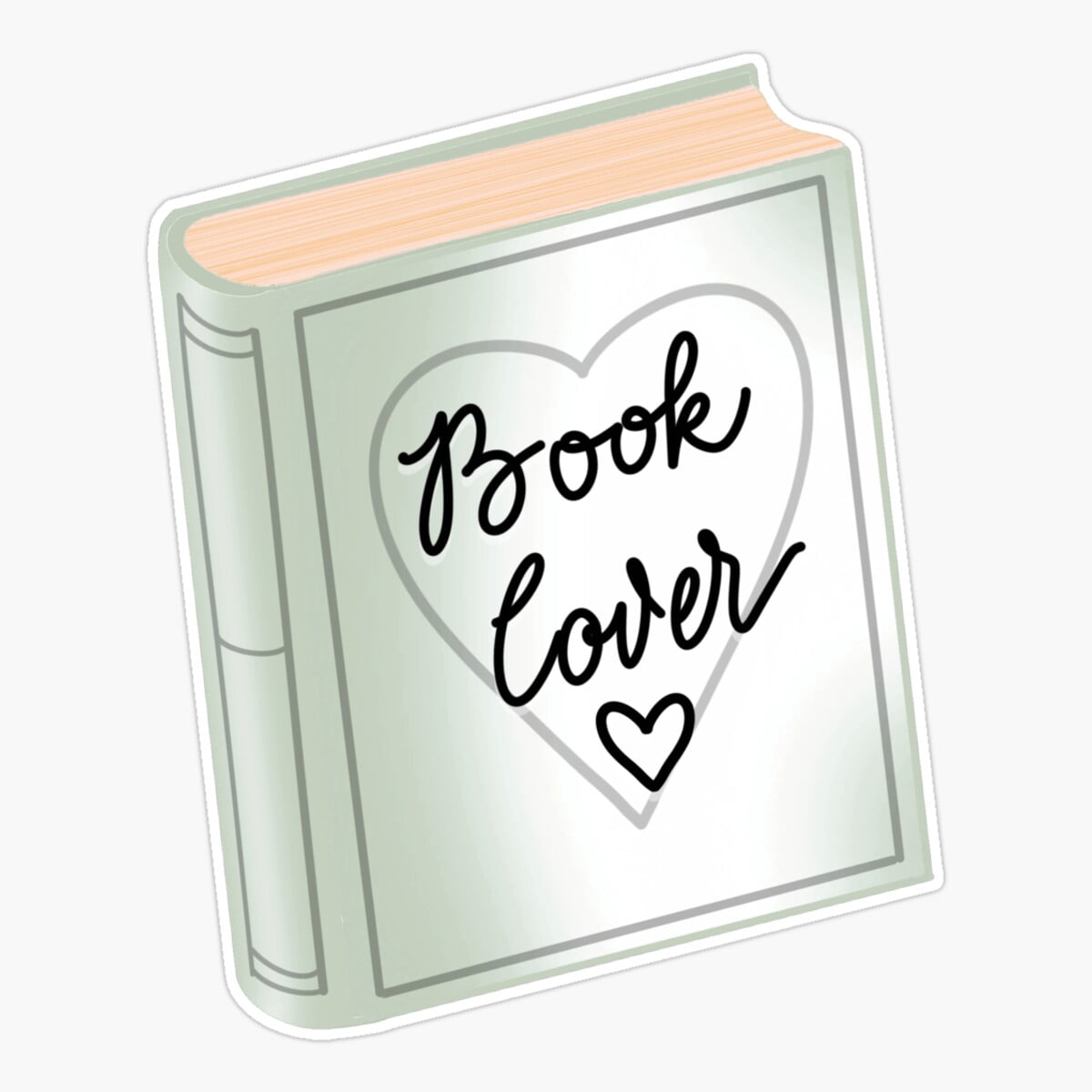 Maneki Book Lover Sot Gray Sticker, Phone Decal Water Bottle Stickers ...