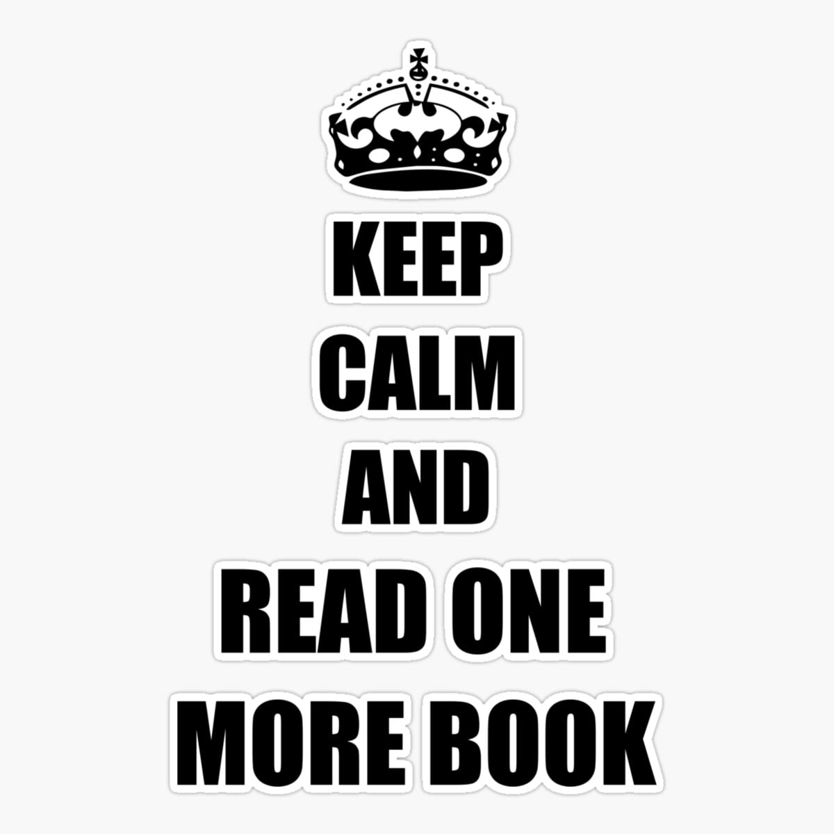 Maneki Book Reader Quote Sticker, Phone Decal Water Bottle Stickers Car ...