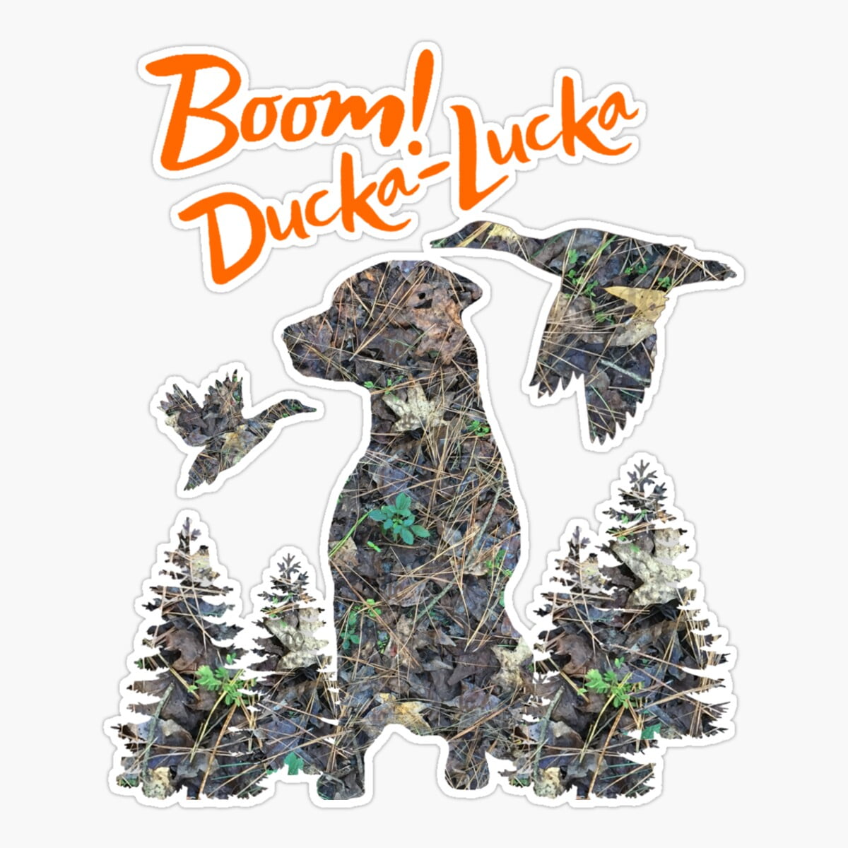 Maneki Boom Duckalucka, Camoualge Duck Hunting Design Or Duck Hunters ...