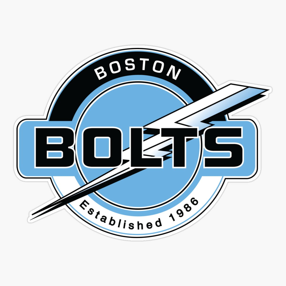 Maneki Boston Bolts Logo Usl Sticker, Phone Decal Water Bottle Stickers ...