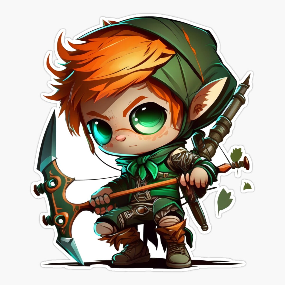 Maneki Bow Arrow Chibi Cute er,Phone Decal Water Bottle Stickers Car ...