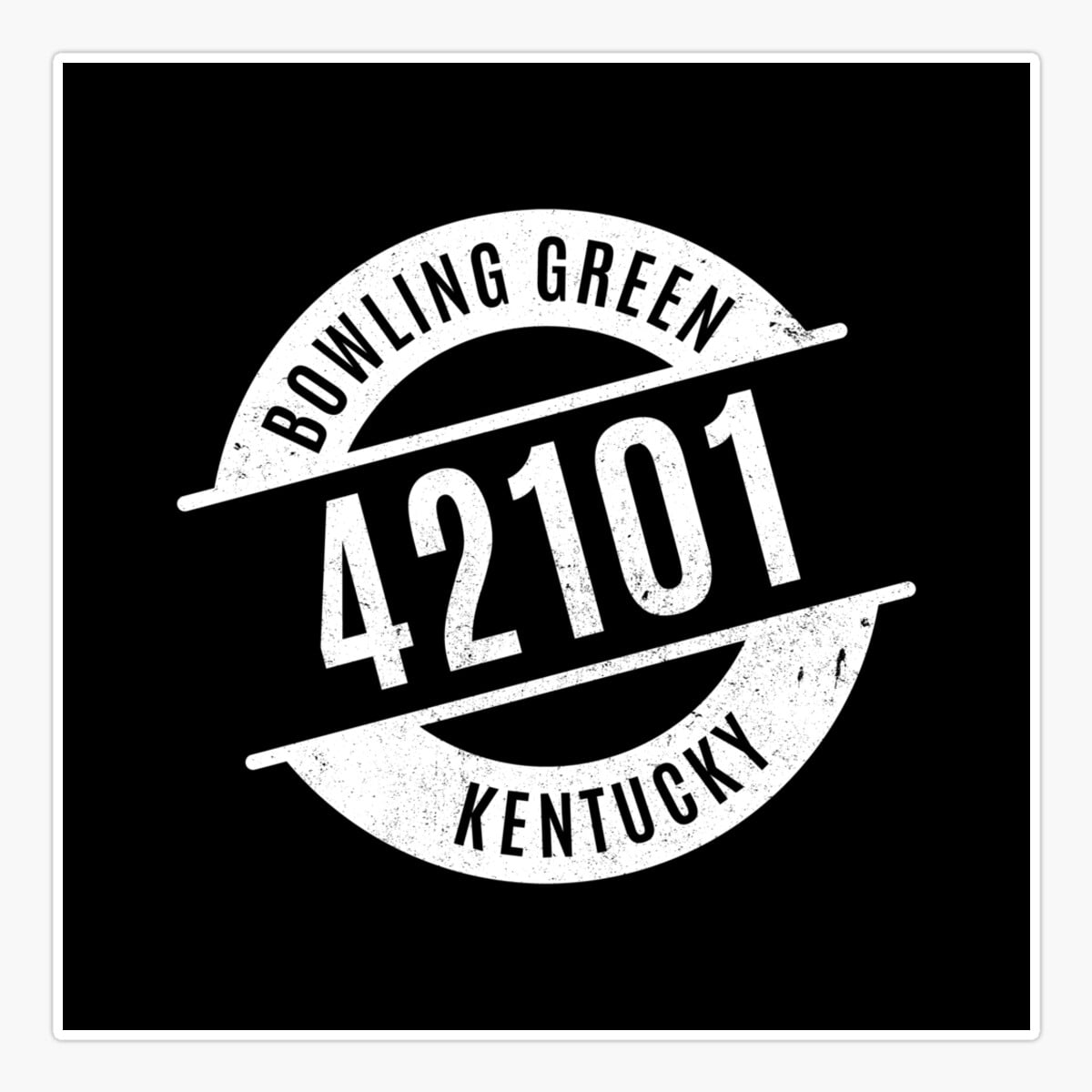 Maneki Bowling Green Kentucky 42101 Zip Code Sticker, Phone Decal Water ...