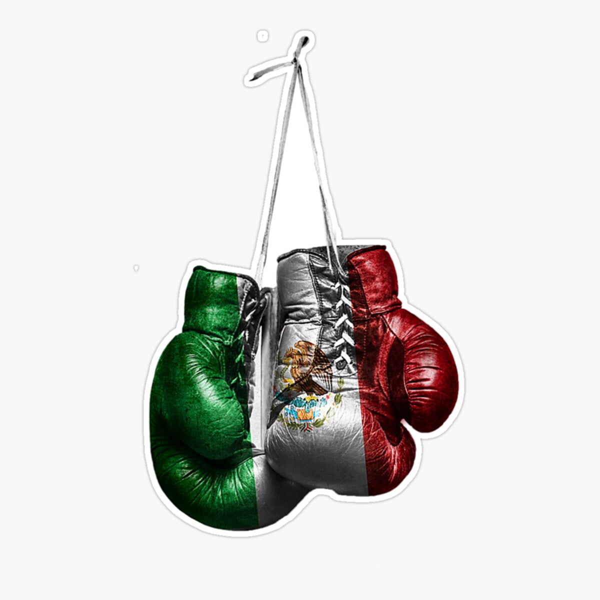 Maneki Boxing Gloves Mexico Vintage Lag Sticker, Phone Decal Water ...