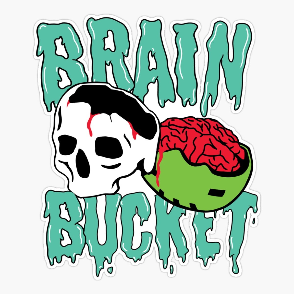 Maneki Brain Bucket Er, Phone Decal Water Bottle Stickers Car Decals ...