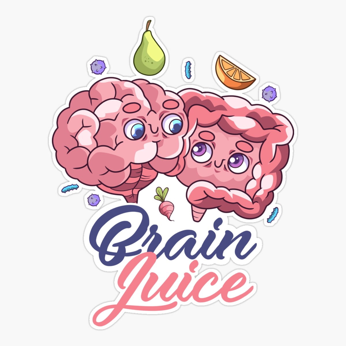 Maneki Brain Juice Sticker, Phone Decal Water Bottle Stickers Car ...