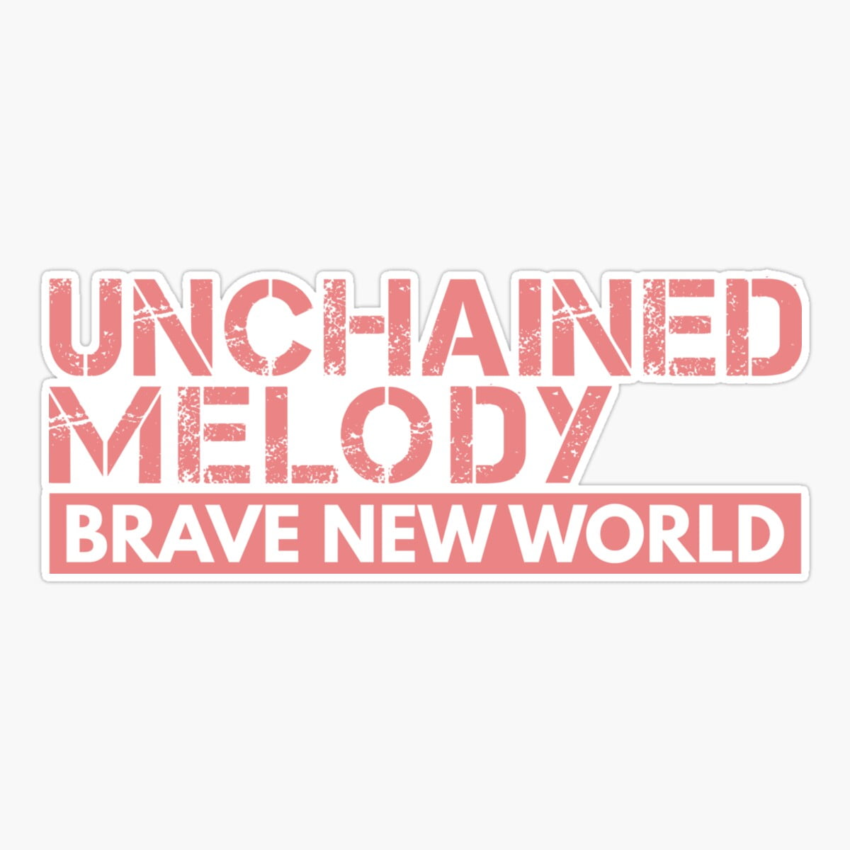 Maneki Brave New World: Unchained Melody Er, Phone Decal Water Bottle Stickers Car Decals, Funny ...