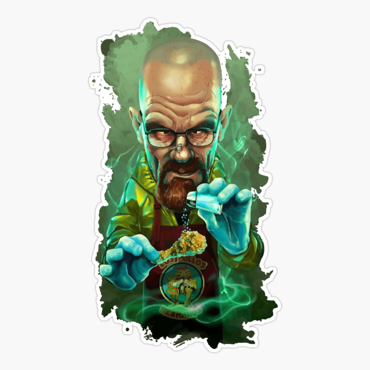 Maneki Breaking Bad - Walter White Sticker, Phone Decal Water Bottle ...