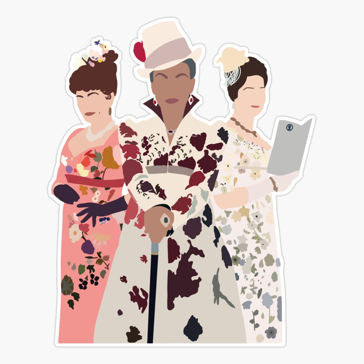 Maneki Bridgerton Mother Figures - Queen, Portia Featherington, Violet Bridgerton Er, Phone ...