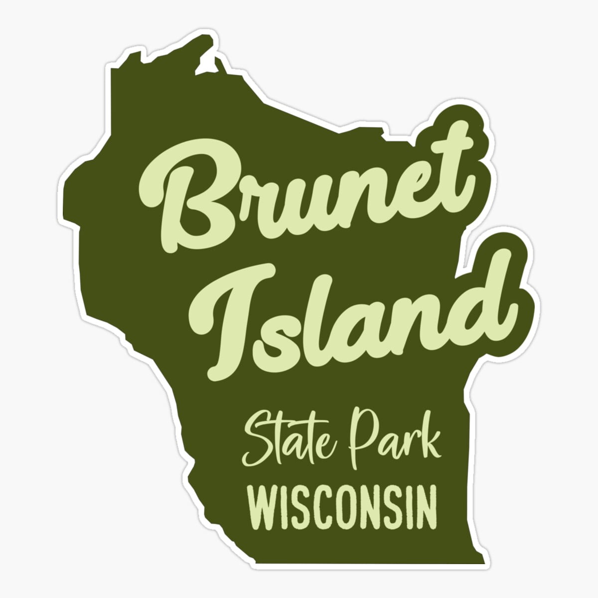 Maneki Brunet Island State Park Wisconsin Er, Phone Decal Water Bottle ...