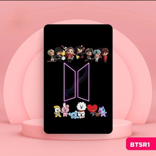 Maneki Bt21 Atm Card Skin Waterproof Decal Sticker For Bank & Access ...