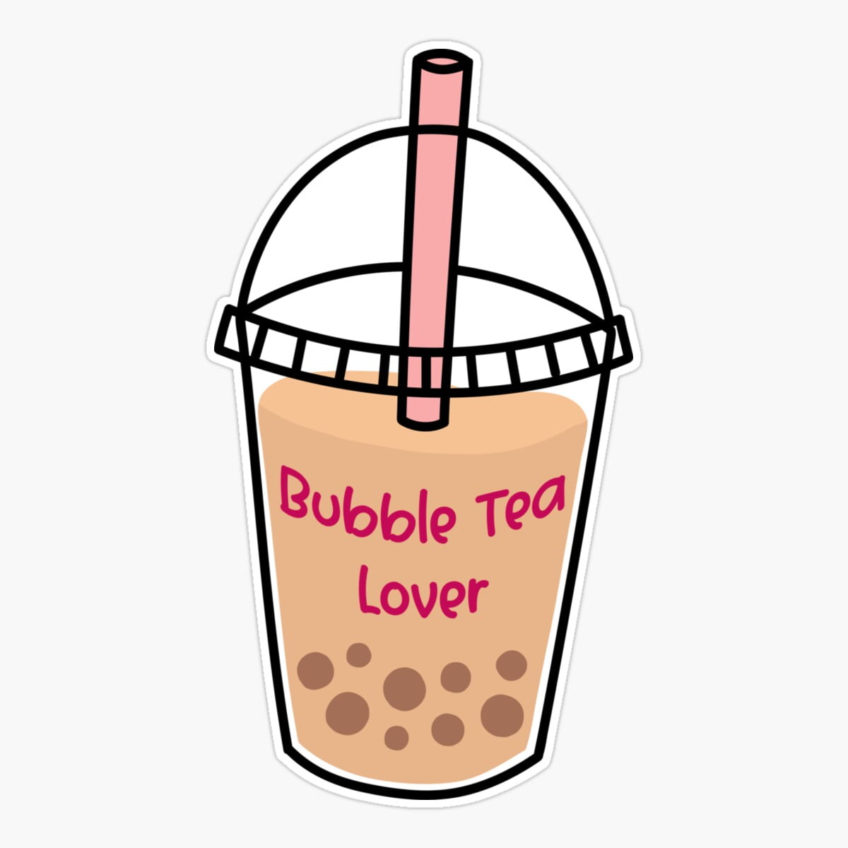 Maneki Bubble Tea Lover Er, Phone Decal Water Bottle Stickers Car ...