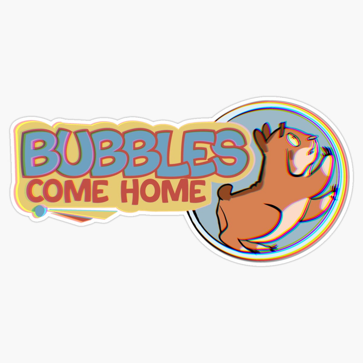 Maneki Bubbles Come Home Er, Phone Decal Water Bottle Stickers Car ...