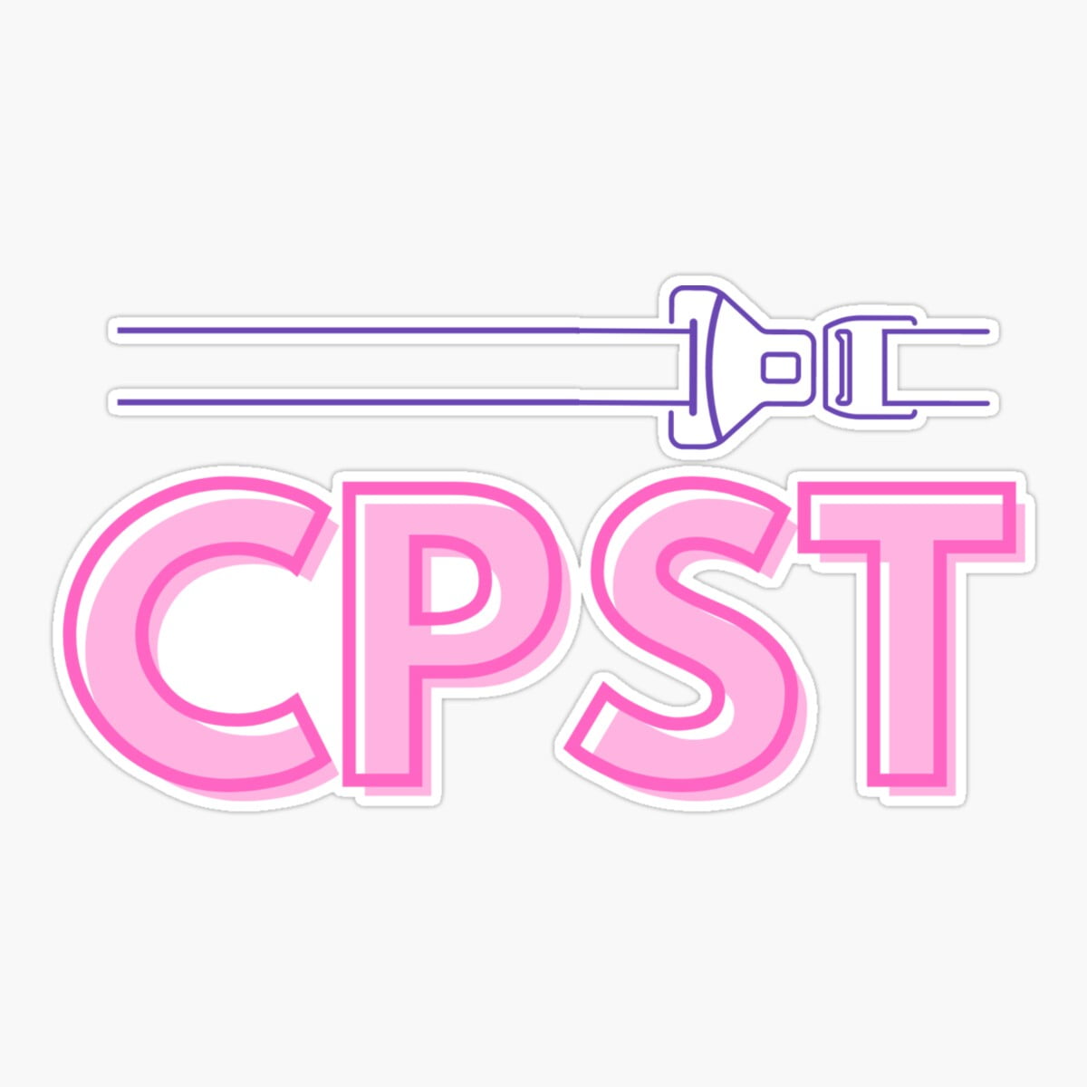 Maneki Buckle Up Cpst Er, Phone Decal Water Bottle Stickers Car Decals ...