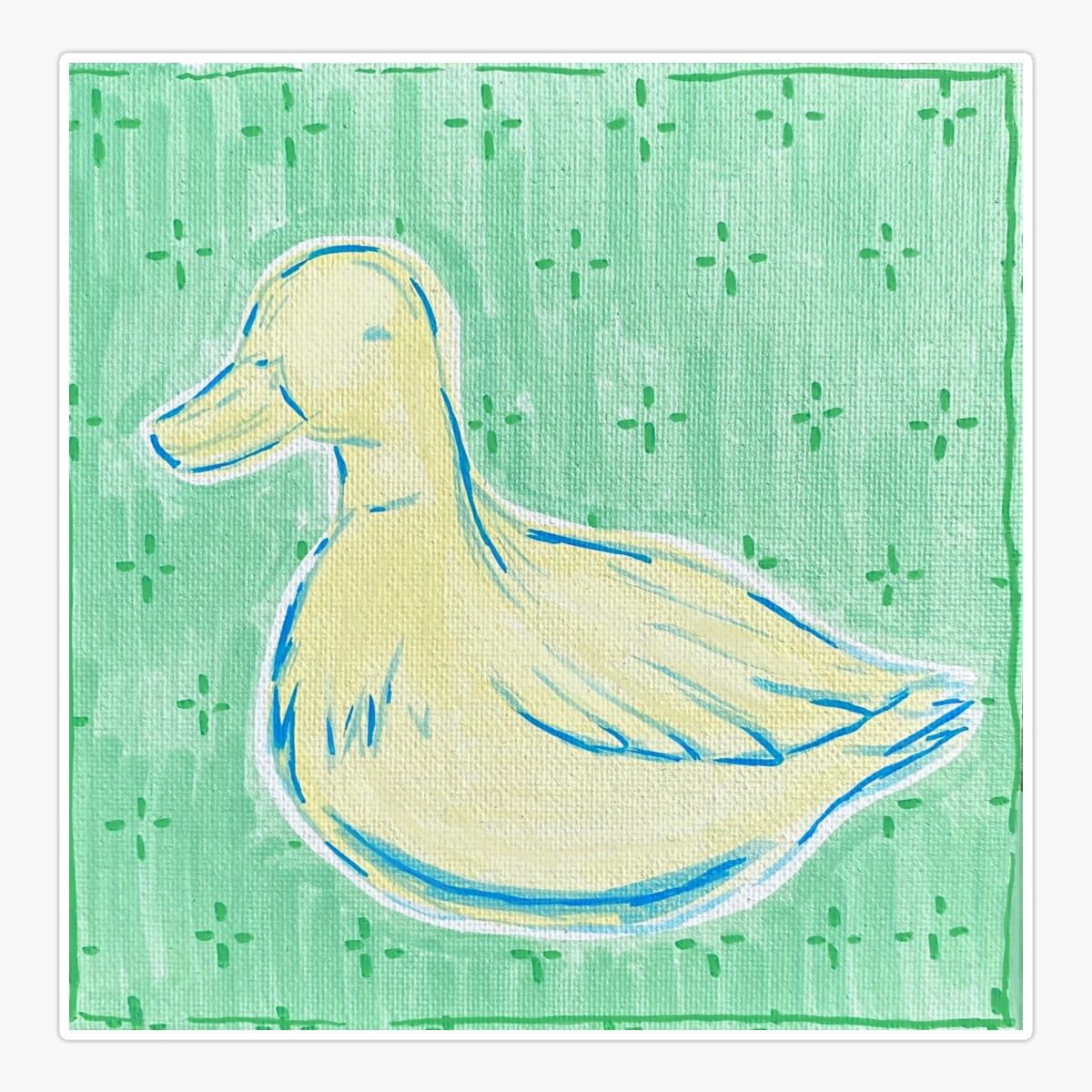 Maneki Bughausu Duck Er, Phone Decal Water Bottle Stickers Car Decals ...