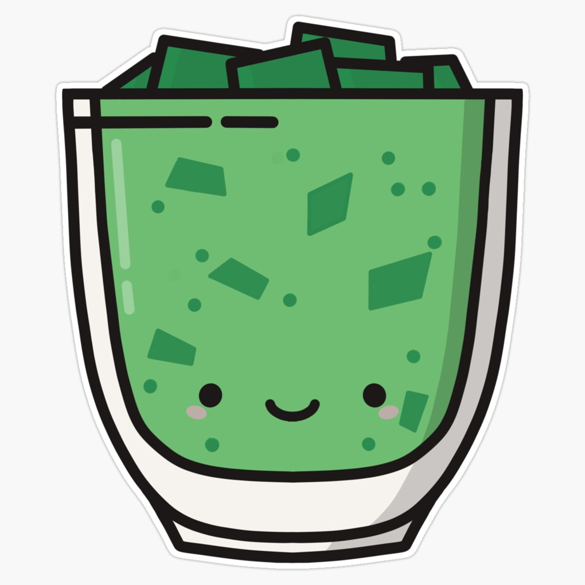 Maneki Buko Pandan Icon: Filipino Dessert Er, Phone Decal Water Bottle ...
