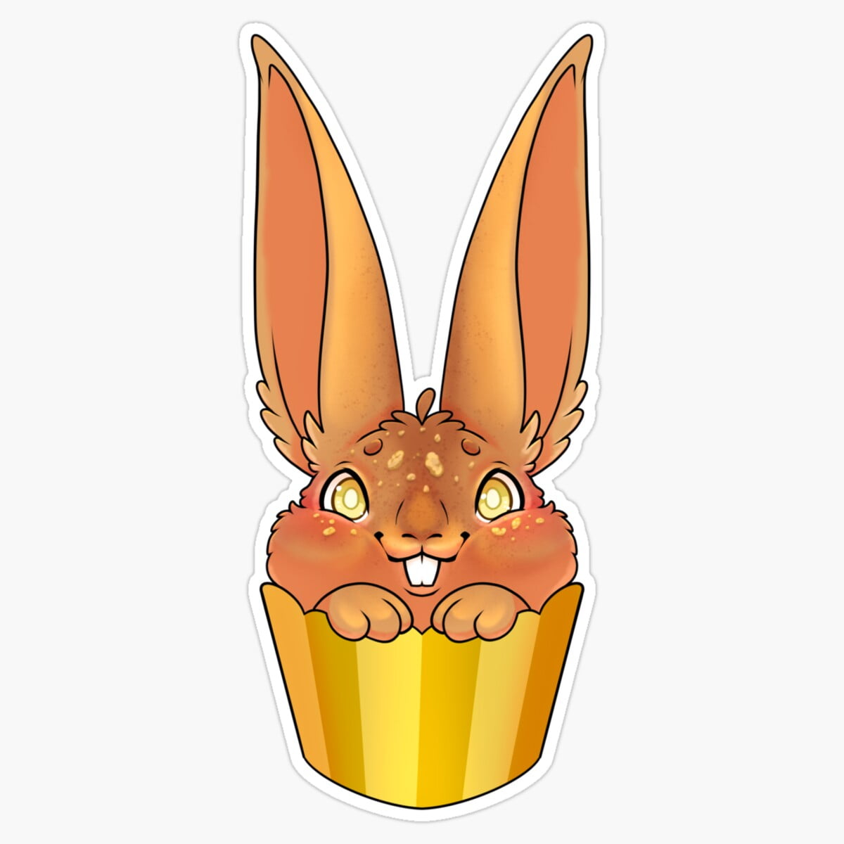 Maneki Bun-Ana Nut Muffin! Er, Phone Decal Water Bottle Stickers Car ...