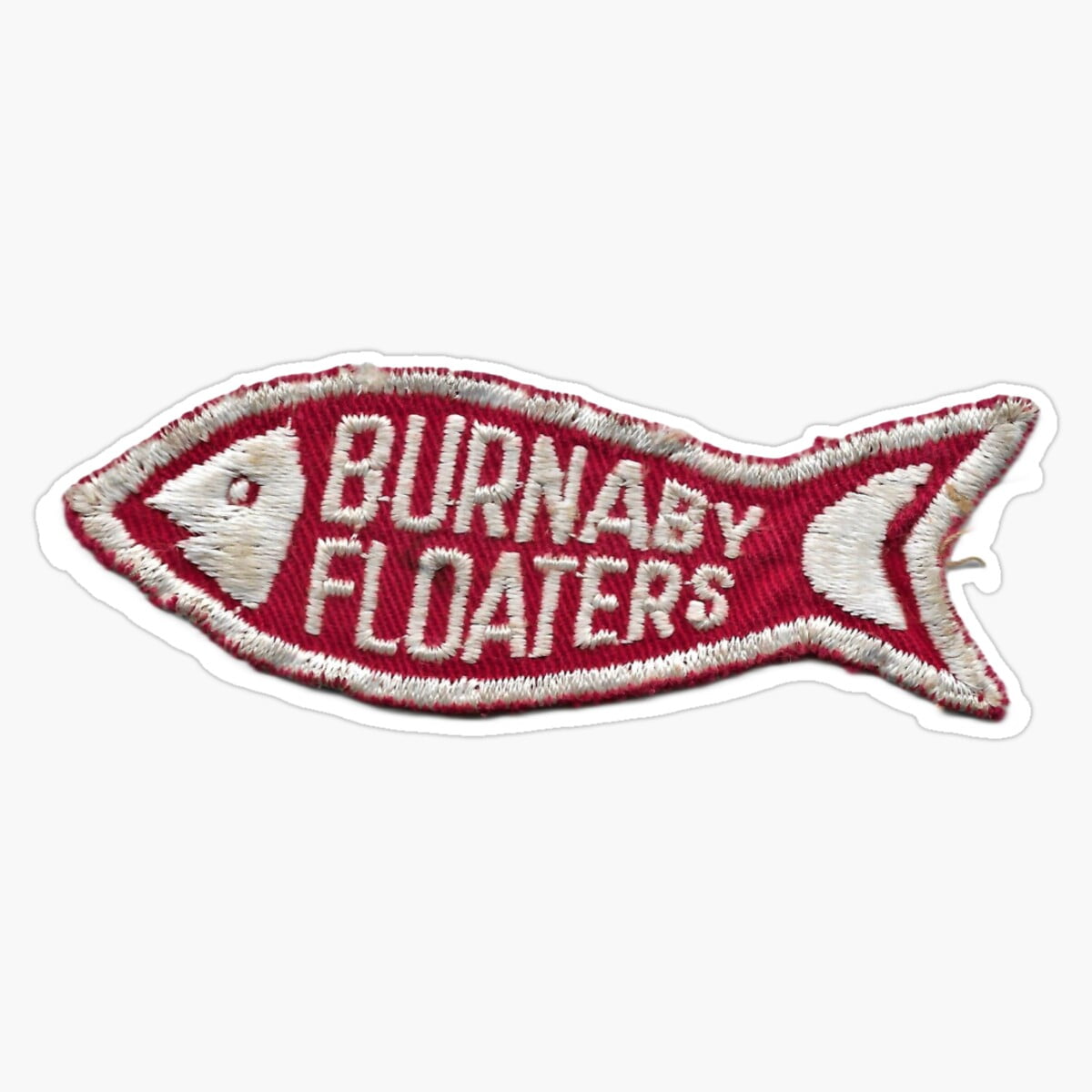 Maneki Burnaby Floaters Swim Badge 1960S Er, Phone Decal Water Bottle ...