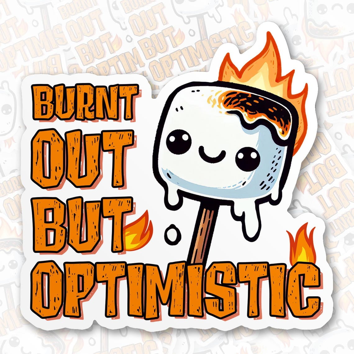 Maneki Burnt Out But Optimistic Er, Healthcare Ers Funny Nurse Teacher ...