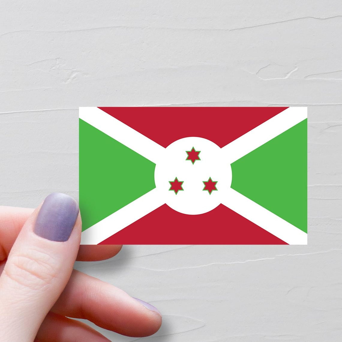 Maneki Burundian Flag Er, Vinyl Travel Ers, Flag Of Burundi Er, Water ...
