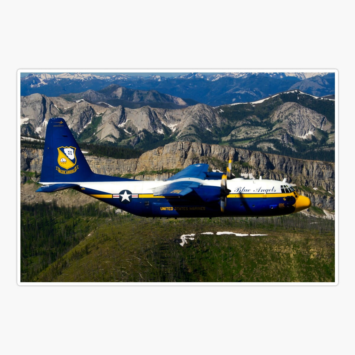 Maneki A C-130 Hercules Fat Albert Plane Flies Over The Chinese Wall ...