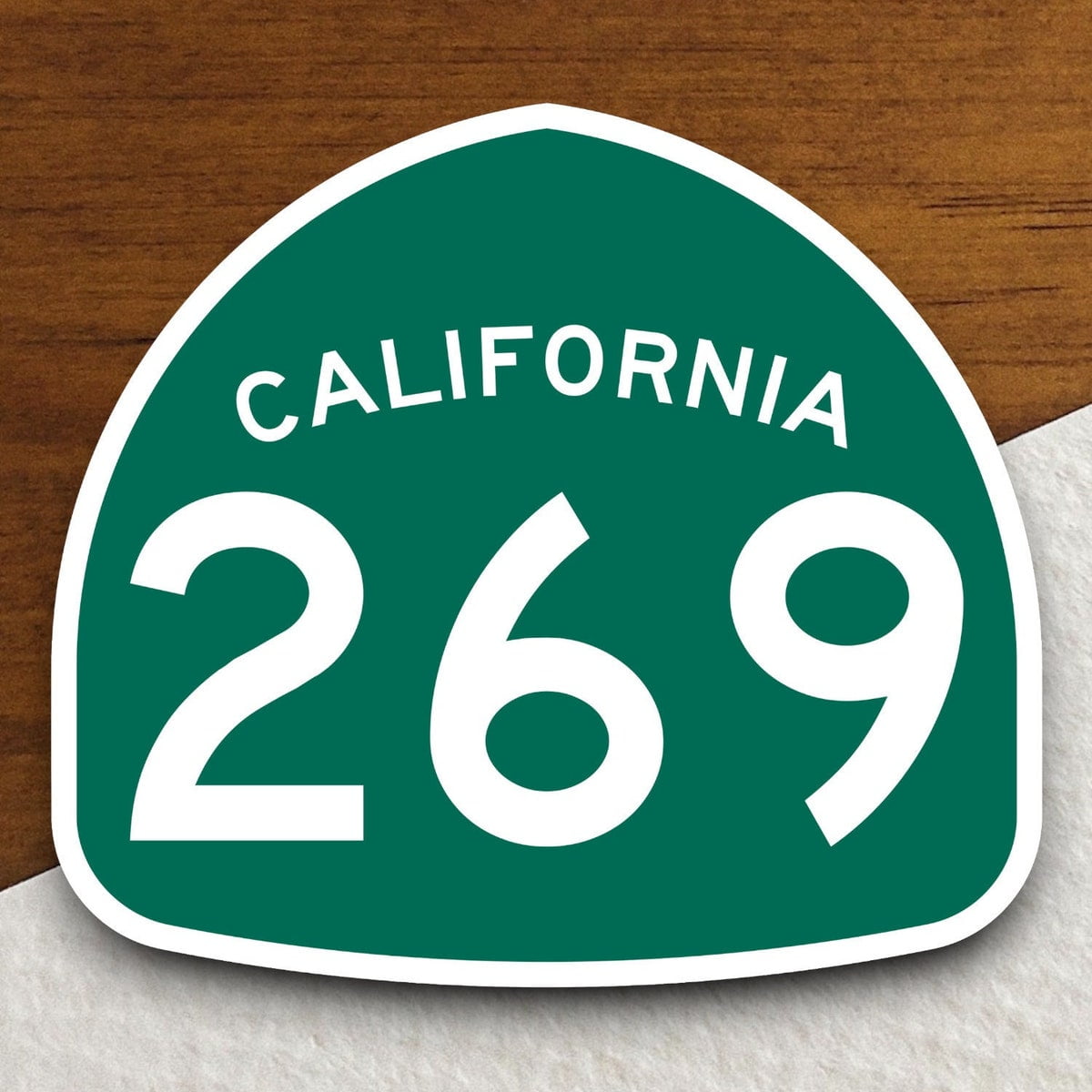 Maneki California State Route 269 Road Sign Sticker, Road Trip Sticker ...