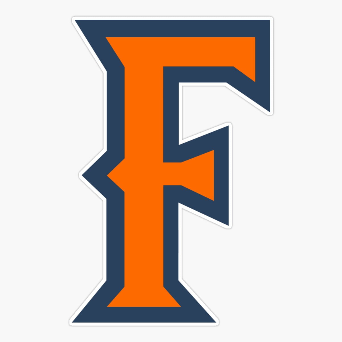 Maneki California State University Fullerton F Logo Er, Phone Decal ...